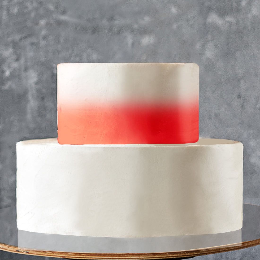 E14. 2 Tier A: 2nd Tier Ombre Cake – D'avant Bakery