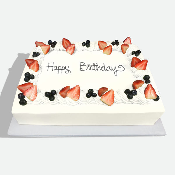 F3. Strawberry Blueberry Sheet Cake – D'avant Bakery