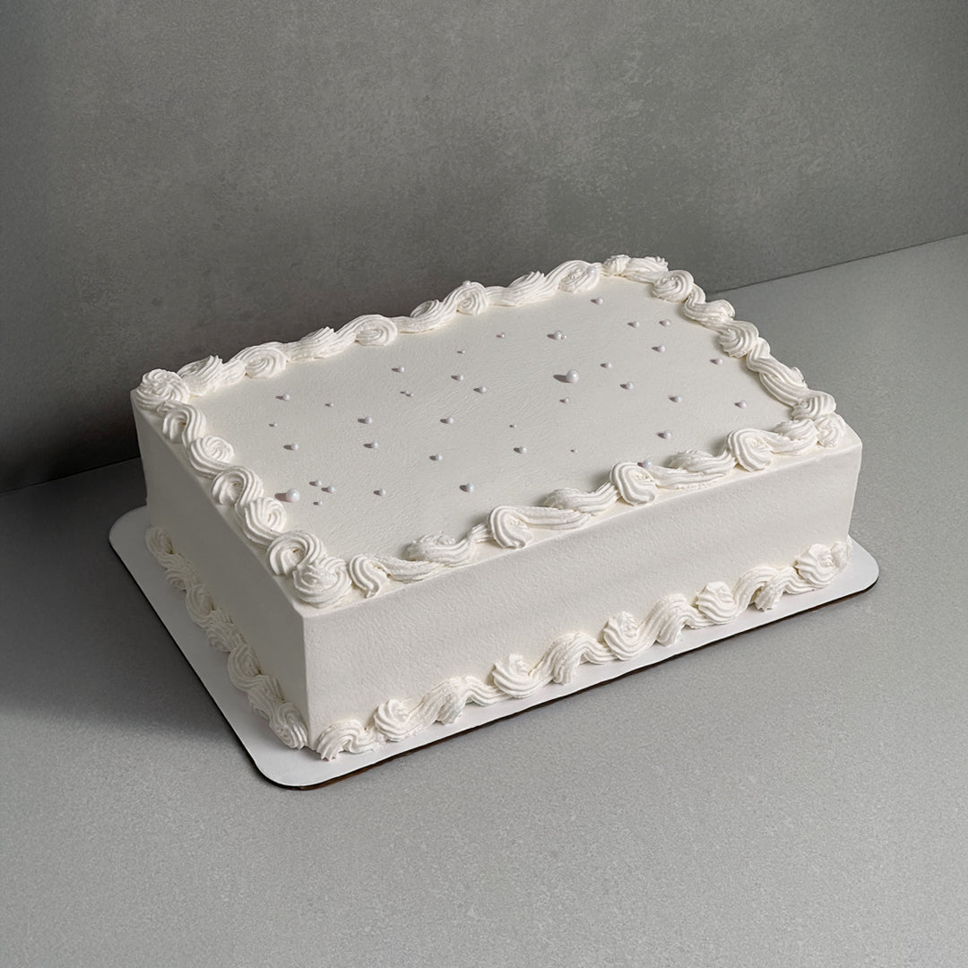 F6. Pearl Sheet Cake – D'avant Bakery